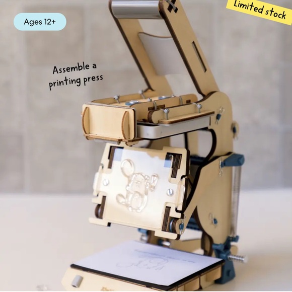 Kiwico | Toys | Nwt Kiwico Europa Crate With Printing Press | Poshmark